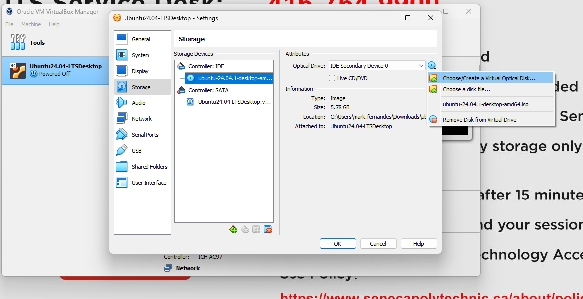 Install Ubuntu LTS in VirtualBox VM