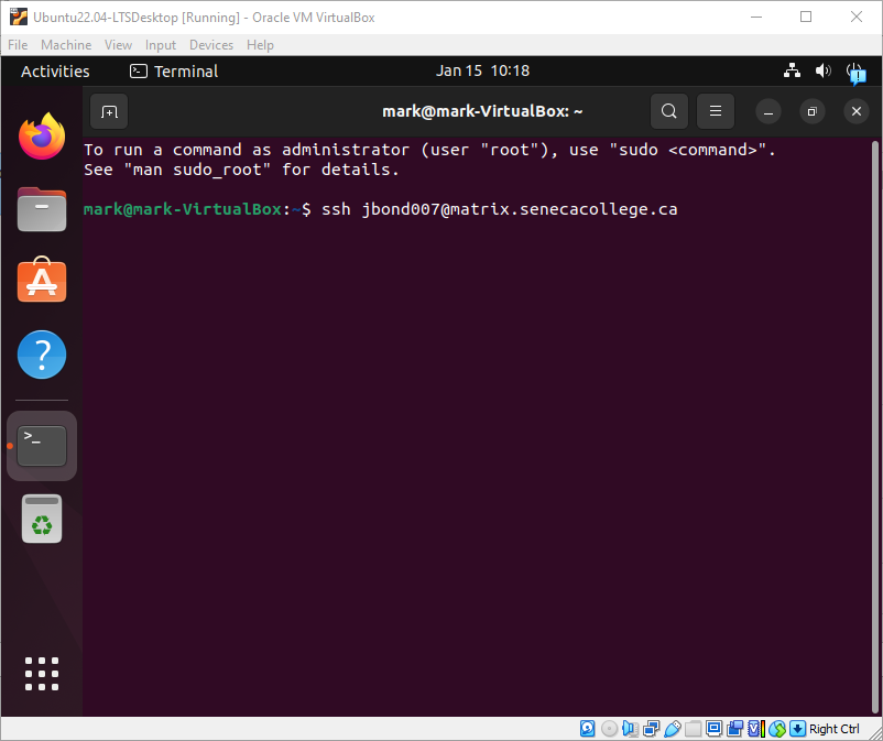 Install Ubuntu LTS in VirtualBox VM